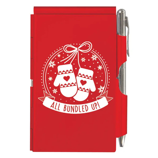 Mitten Flip Note with Pen – Icon Fiber Arts