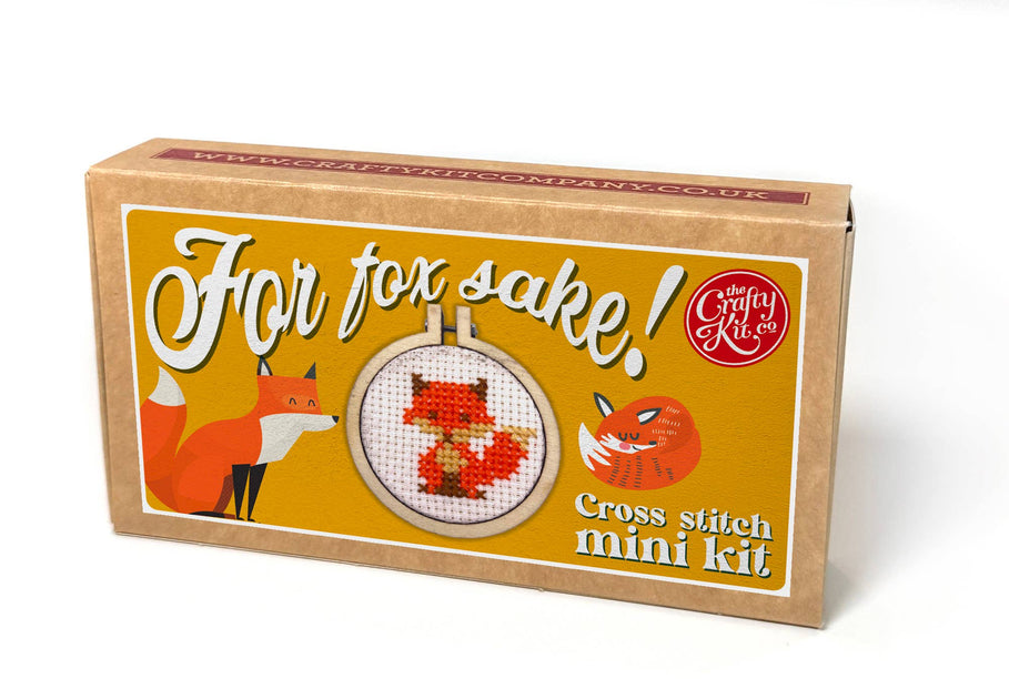 'For Fox Sake!' Mini Matchbox Cross Stitch Kit – Icon Fiber Arts