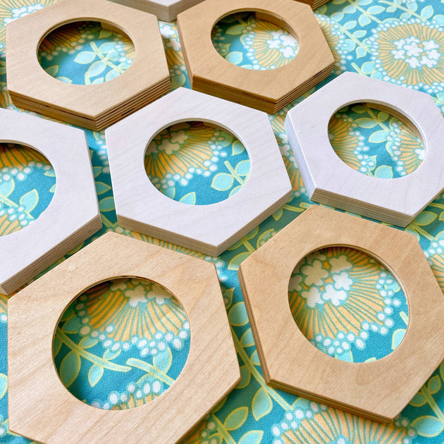 Hexagon Embroidery Hoop Frame for 4" Hoops – Icon Fiber Arts