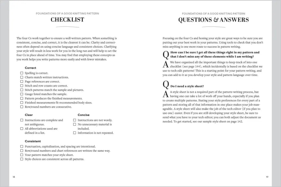 The Knitting Pattern Writing Handbook – Icon Fiber Arts