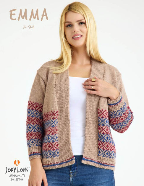 Emma Cardigan Pattern by Jody Long – Icon Fiber Arts
