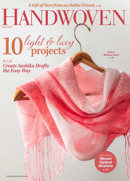 Handwoven Magazine Spring 2025, Volume XLVI Number 6 – Icon Fiber Arts