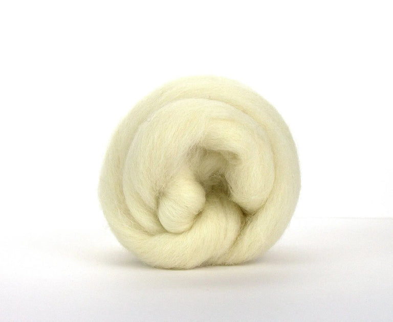 White UK Organic Top Roving – Icon Fiber Arts