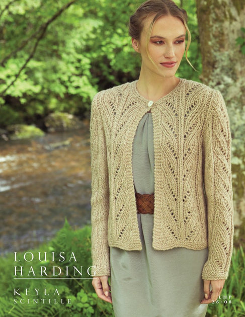 Keyla Cardigan Pattern by Louisa Harding – Icon Fiber Arts