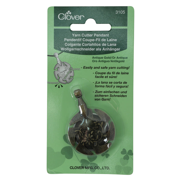 Clover Yarn Cutter Pendant – Icon Fiber Arts