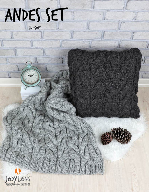 Andes Set Cushion & Blanket Knitting Patterns by Jody Long – Icon Fiber ...