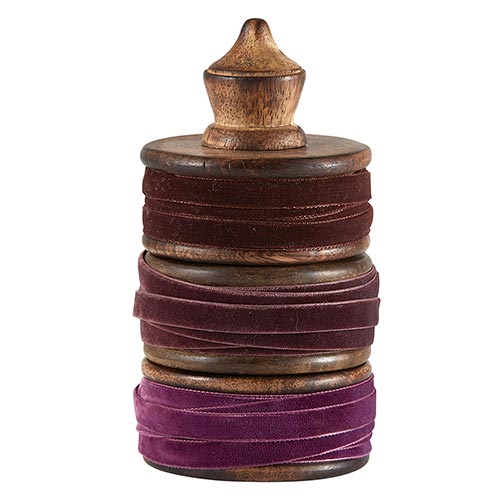 Velvet Trio Stacked Ribbon Spindle – Icon Fiber Arts
