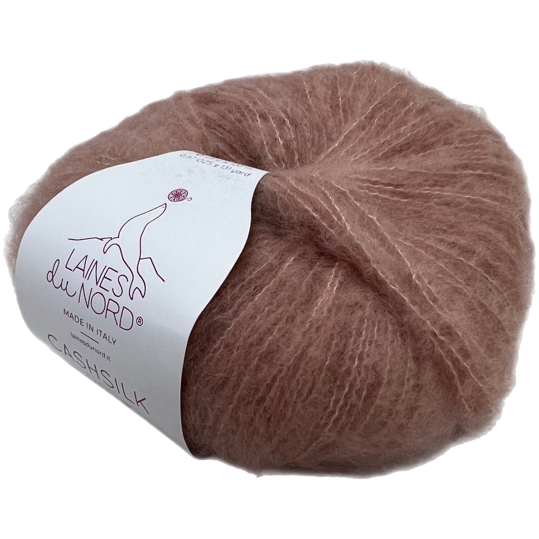 CashSilk Light Merino Wool, Silk, & Cashmere Blend Yarn by Laines du N ...