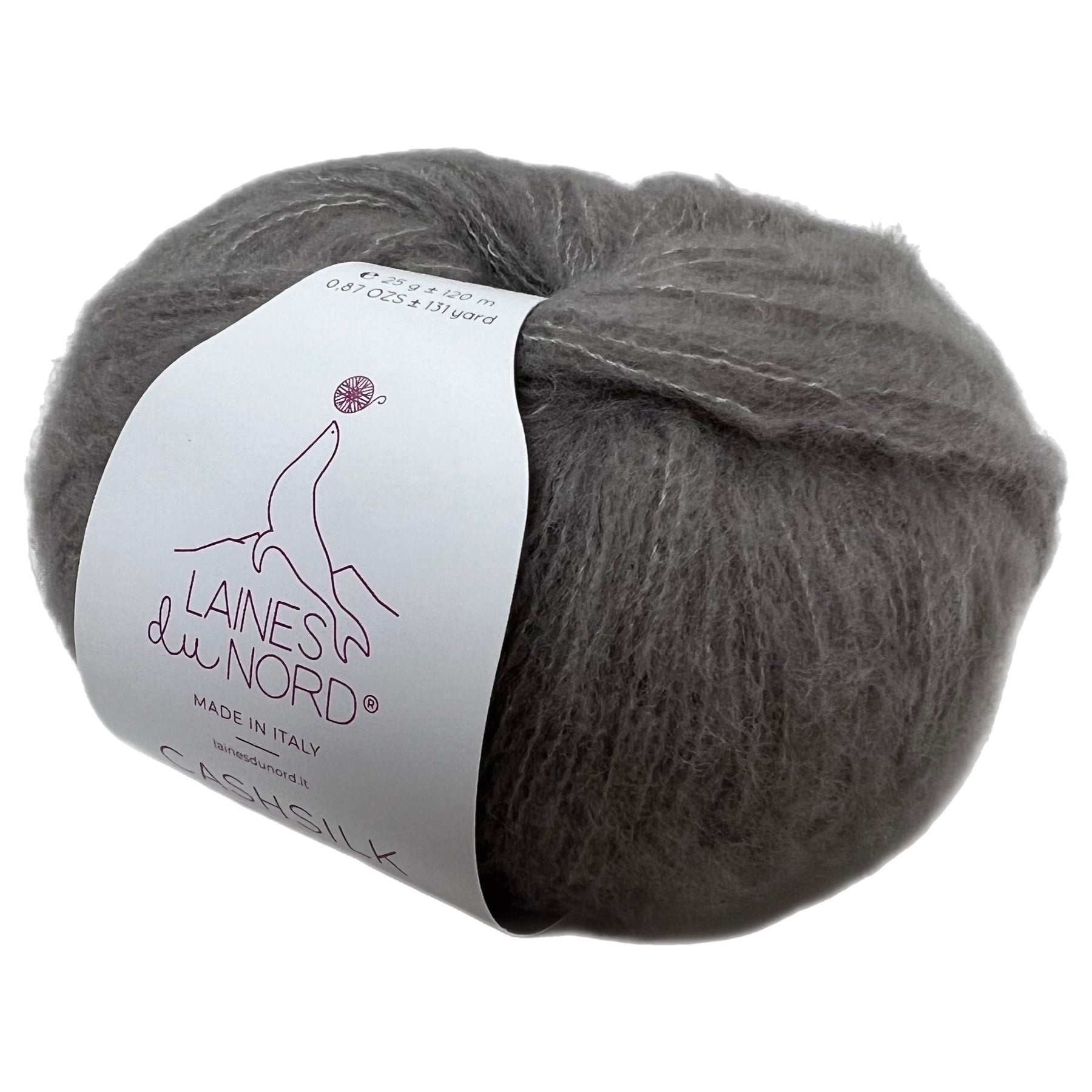 CashSilk Light Merino Wool, Silk, & Cashmere Blend Yarn by Laines du N ...