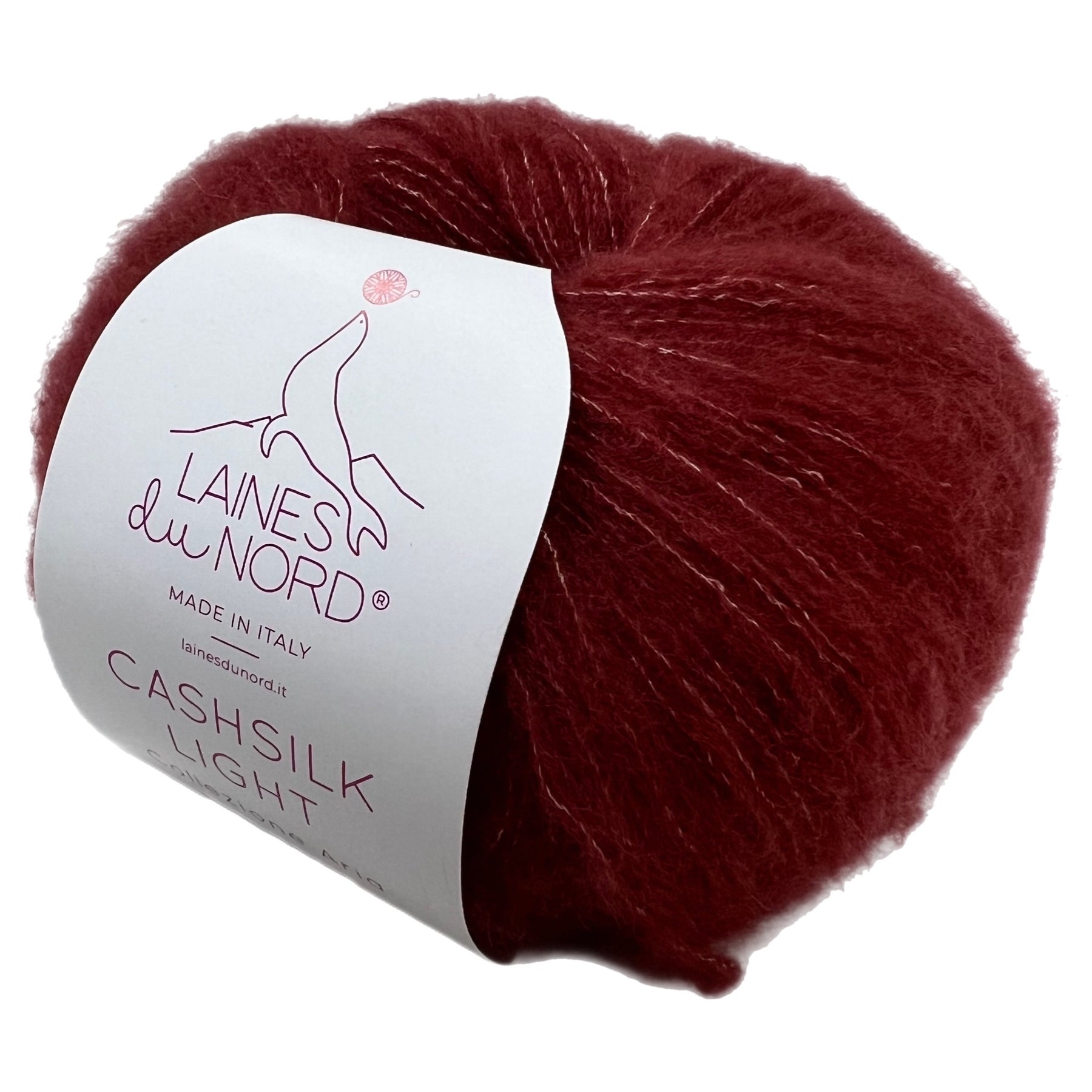 CashSilk Light Merino Wool, Silk, & Cashmere Blend Yarn by Laines du N ...
