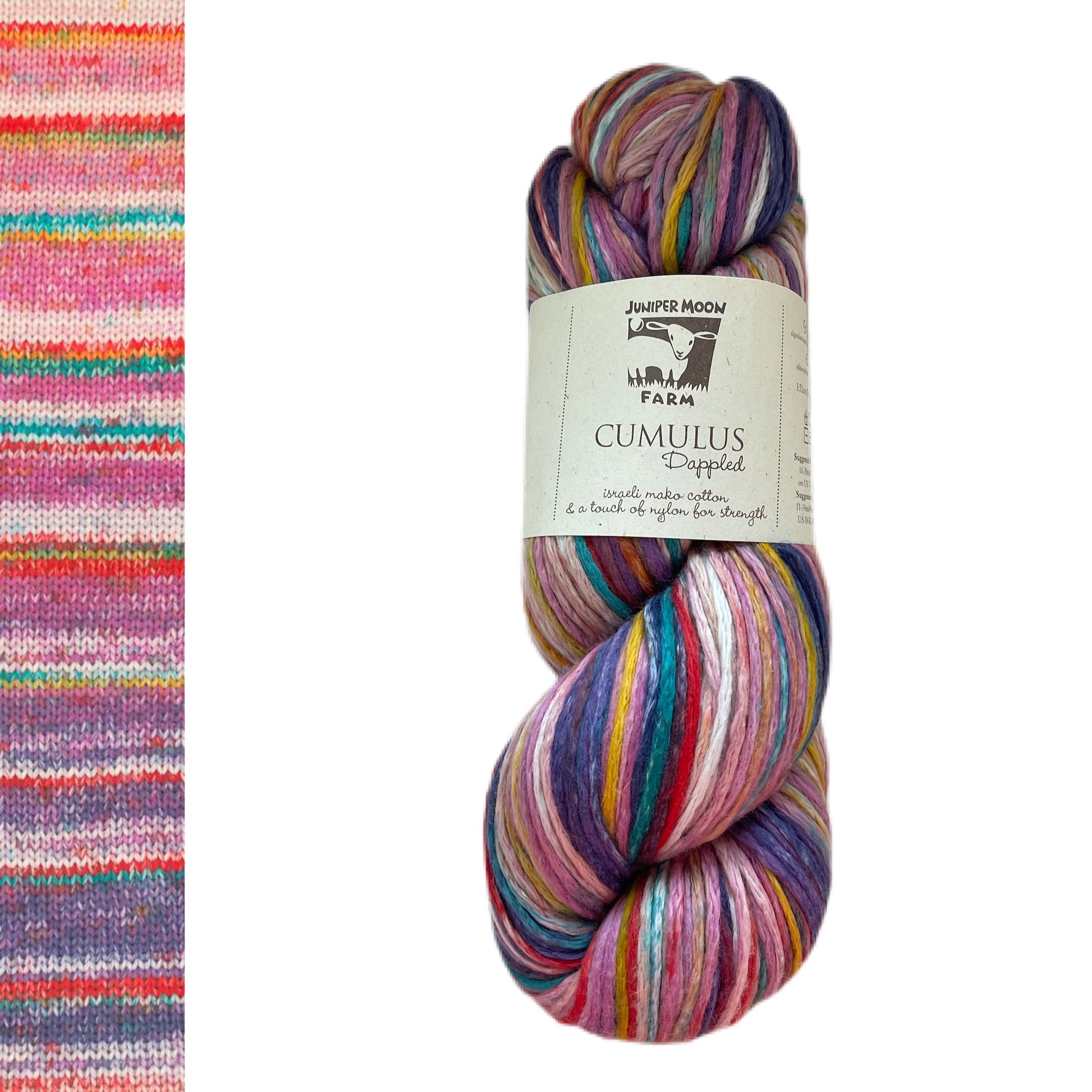 Cumulus Dappled Mako Cotton Yarn from Juniper Moon Farm – Icon Fiber Arts