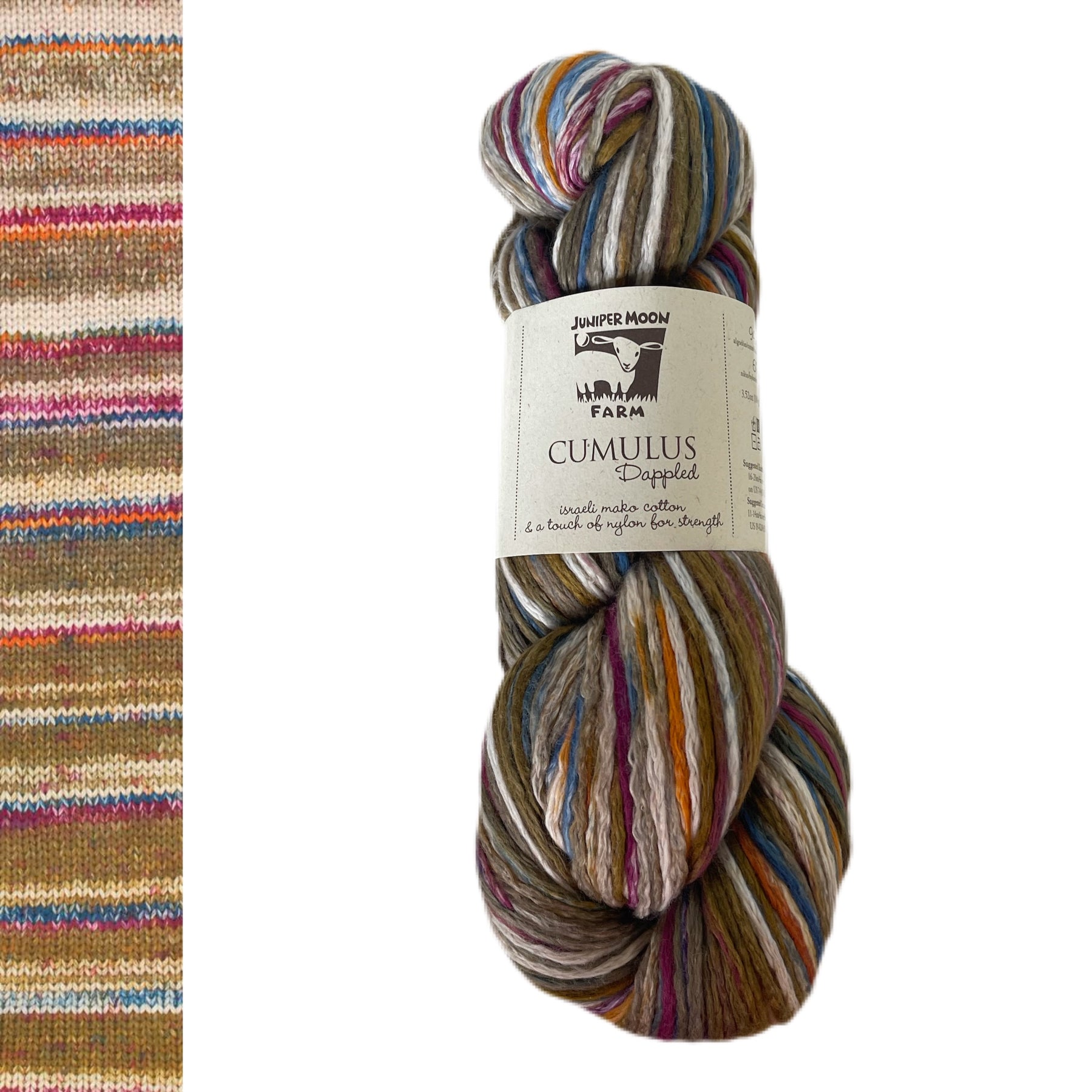 Cumulus Dappled Mako Cotton Yarn from Juniper Moon Farm – Icon Fiber Arts