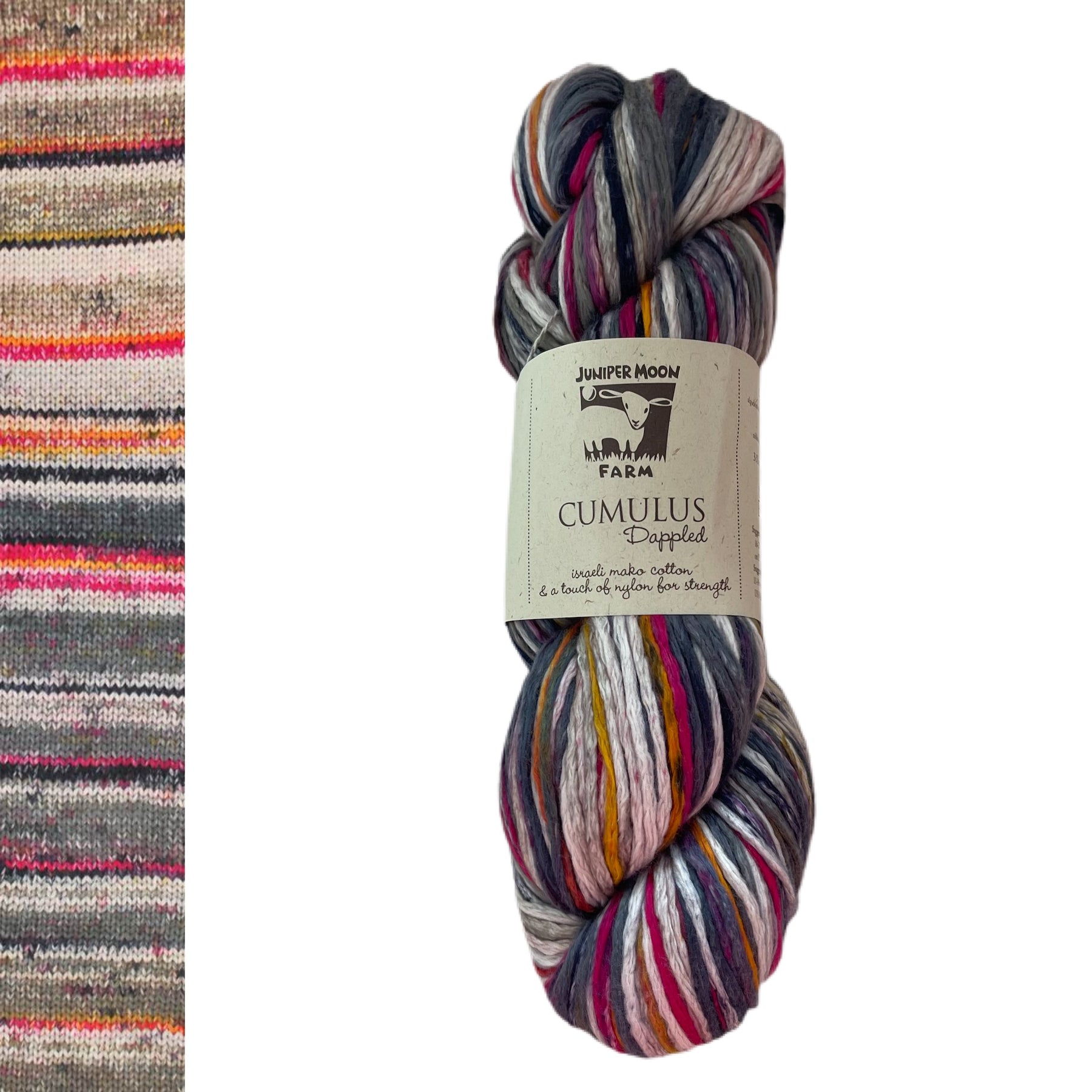 Cumulus Dappled Mako Cotton Yarn from Juniper Moon Farm – Icon Fiber Arts