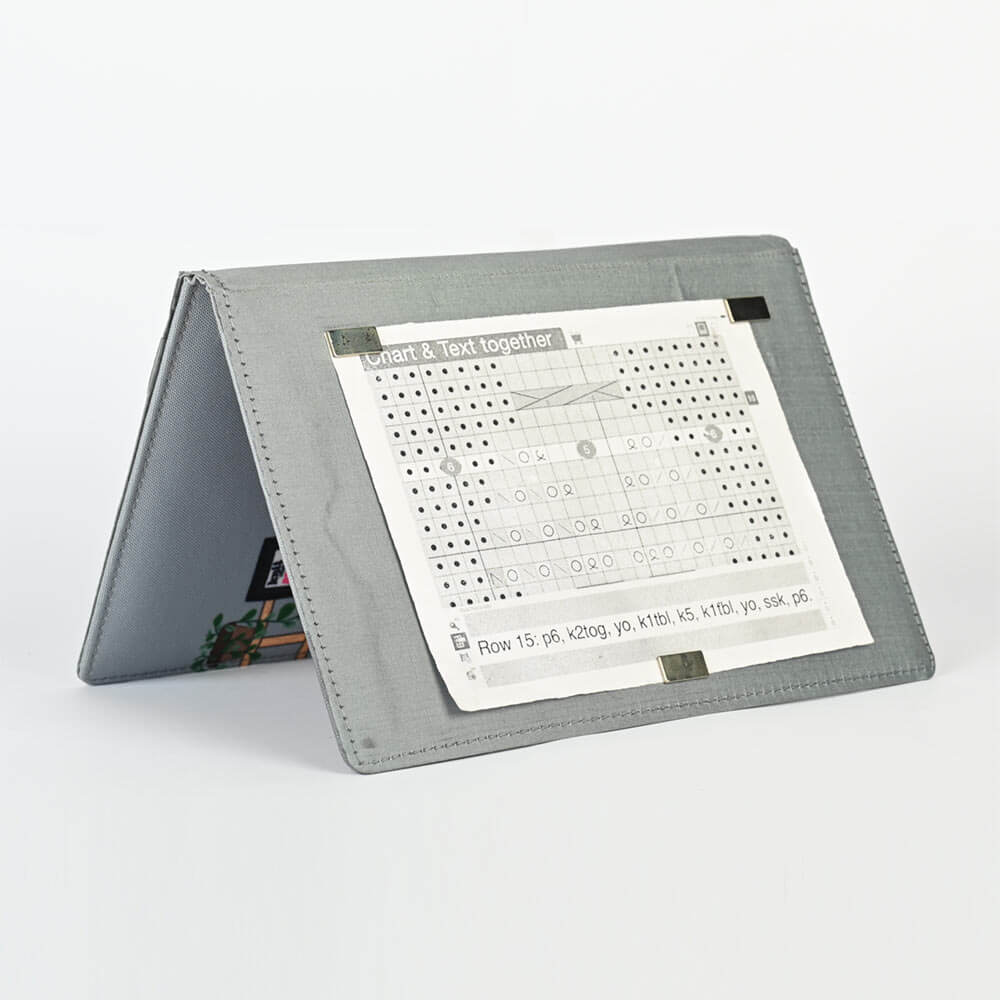 Passion Fold-Up Knitting Pattern Holder & Chart Keeper by Knitter's Pr ...