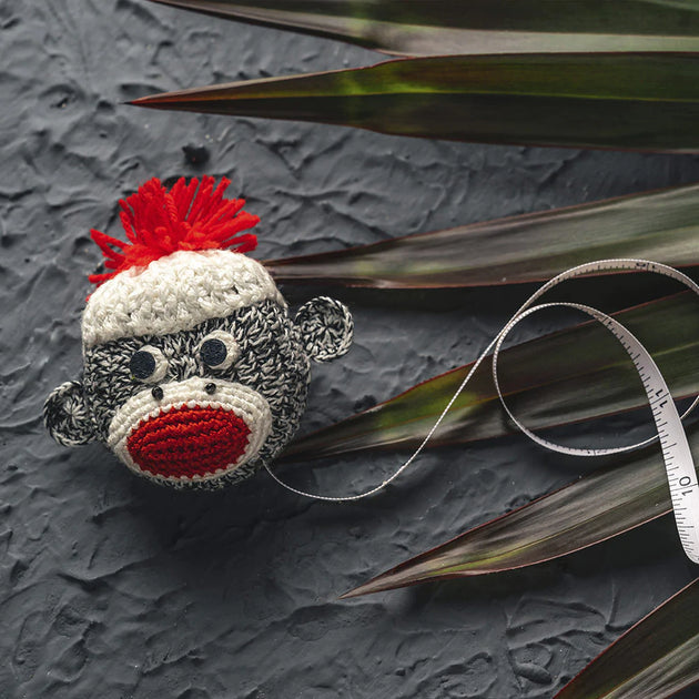 Sock Monkey Measuring Tape – Icon Fiber Arts